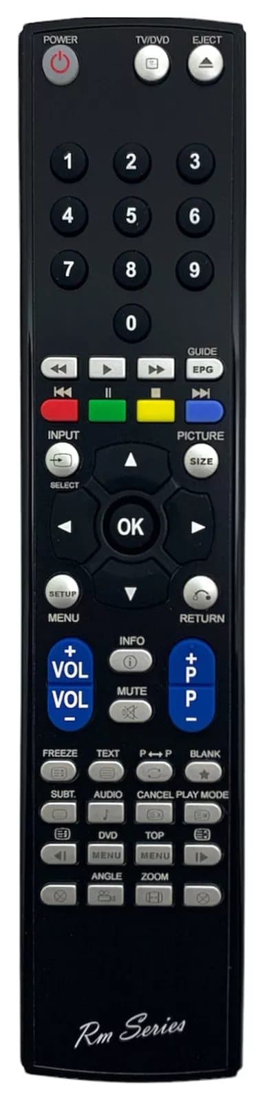 RM Series Remote Control fits JVC LT22HG22J LT-22HG22J RMD1224 RMD1225 ...