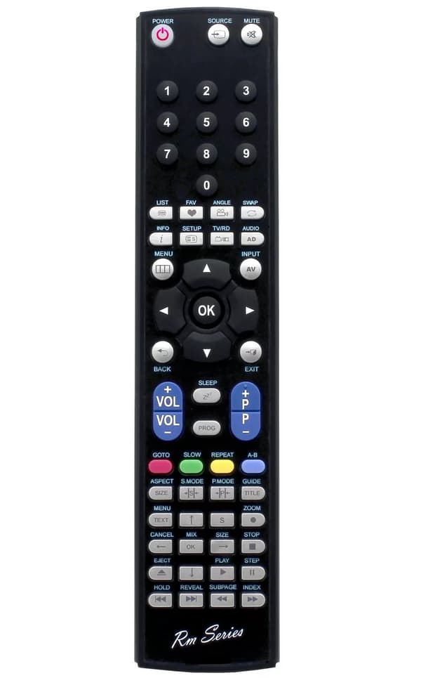RM Series Remote Control fits JVC 32C460 C550 LT19E33B LT-19E33B ...