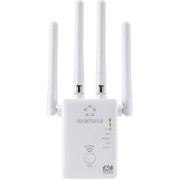 Renkforce WiFi Repeater WS-WN575A3 Dual Band AC1200 RF-3804172 | CDON