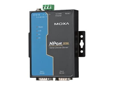 Moxa NPort 5210A - Enhetsserver - 2 portar - 100Mb LAN, RS-232 ...
