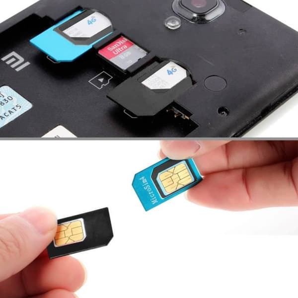 SIM-kortadapter - COLORFONE - Omvandlare Nano SIM Micro SIM ...