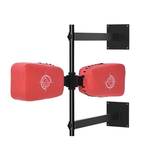 Rootz Boxing Pole - Rotating Punching Pad - Wall Mounted Reflex Bar ...