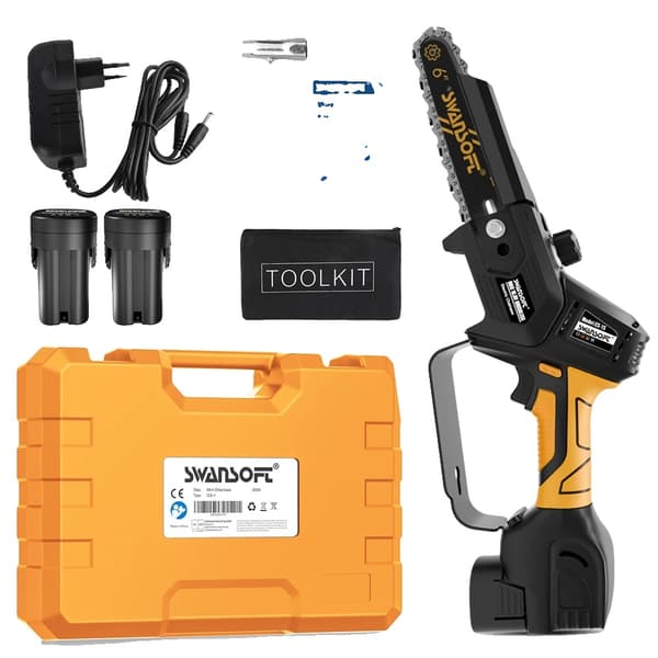 Mini motorsåg, effektiv skärprestanda, användarvänlig design,CS-1S Gul ...