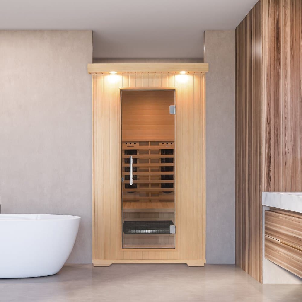 IR bastu - 1-2 personer | Fullhöjd 210cm | Nivala | CDON