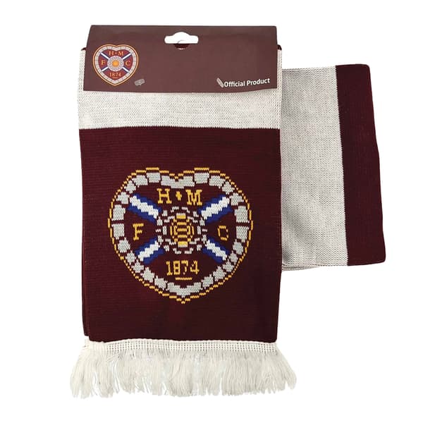 Heart Of Midlothian FC Crest Scarf | CDON