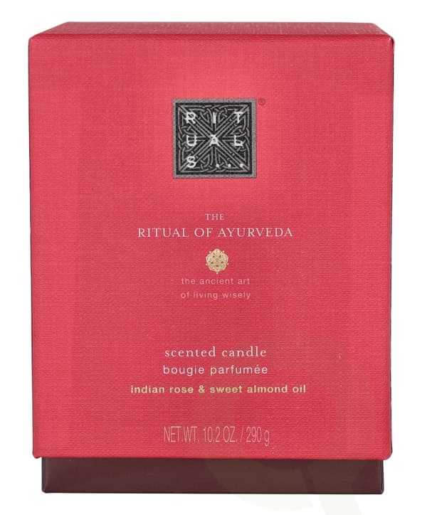 Rituals Ayurveda Scented Candle 290 gr Indian Rose & Sweet Almond Oil ...