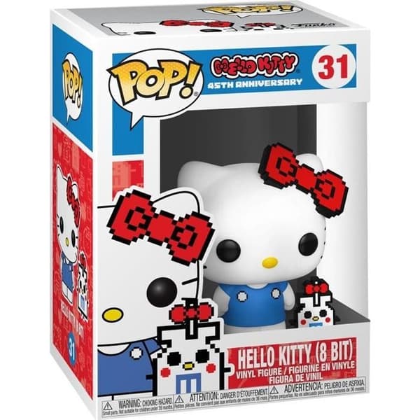 Hello Kitty Hello Kitty (8 Bit) (Chase Possible) - Funko Pop! °31 Funko ...