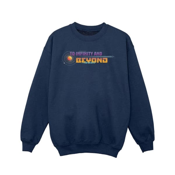 Disney Lightyear Infinity And Beyond Text Sweatshirt för flickor | CDON