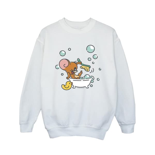 Tom And Jerry Girls Bath Time Sweatshirt | CDON