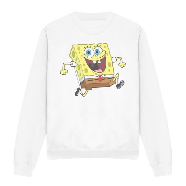 SpongeBob SquarePants Unisex Adult Happy Running Sweatshirt | CDON