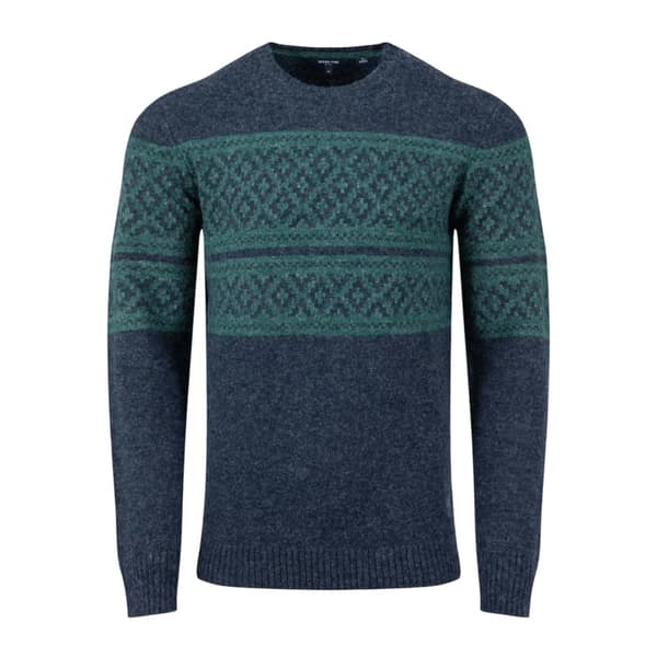 Weird Fish Mens Wicklow Fair Isle Crew Neck Sweatshirt | CDON