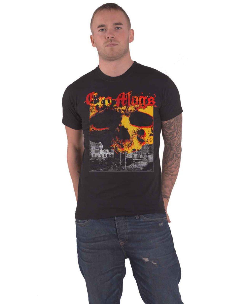 Cro-Mags T Shirt Don't Give In Band Logo Official Mens Black | CDON