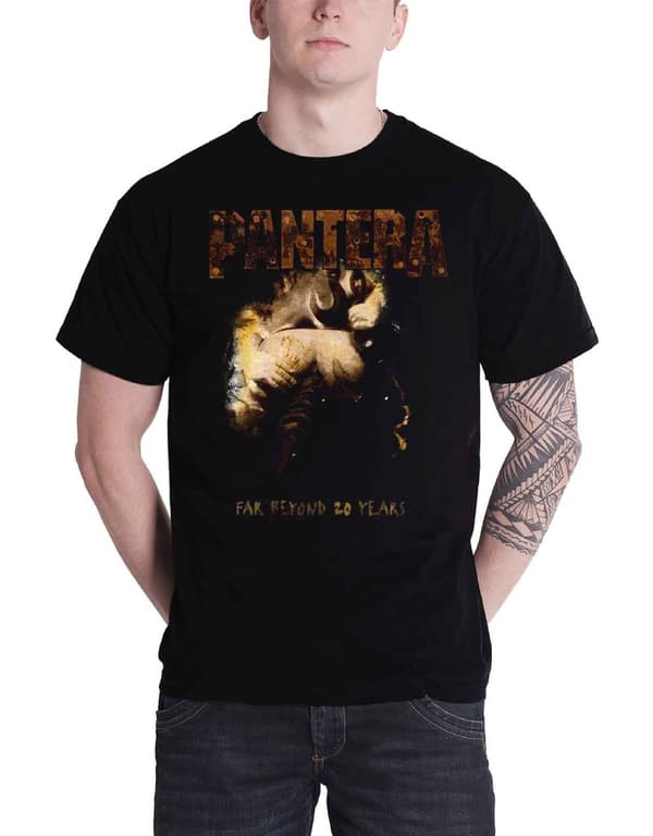 Pantera T Shirt mens far beyond 20 years Original album Cover Official ...