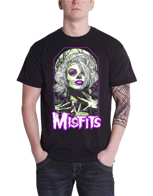 Misfits T Shirt Original Misfit Skeleton Skull Band Logo Official Mens ...