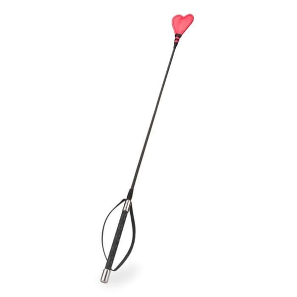 Läderhjärta BDSM piska 66,0cm | CDON