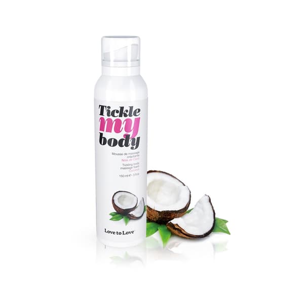 Tickle My Body - Massageskum Kokosnöt 150 ml | CDON