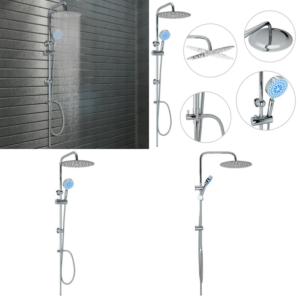 Dusch med handdusch rostfritt stål - Dusch - Duschset - Home & Living ...