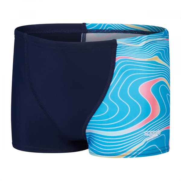 Speedo Boys Digital Print V-Cut Swim Shorts | CDON