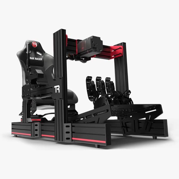 Trak Racer TR120 Racing Cockpit with TR One Wheel Mount for Simucube ...