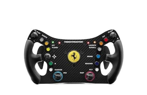 Thrustmaster Ferrari 488 GT3 Wheel Add-On, Racing Steering Wheel, PC ...