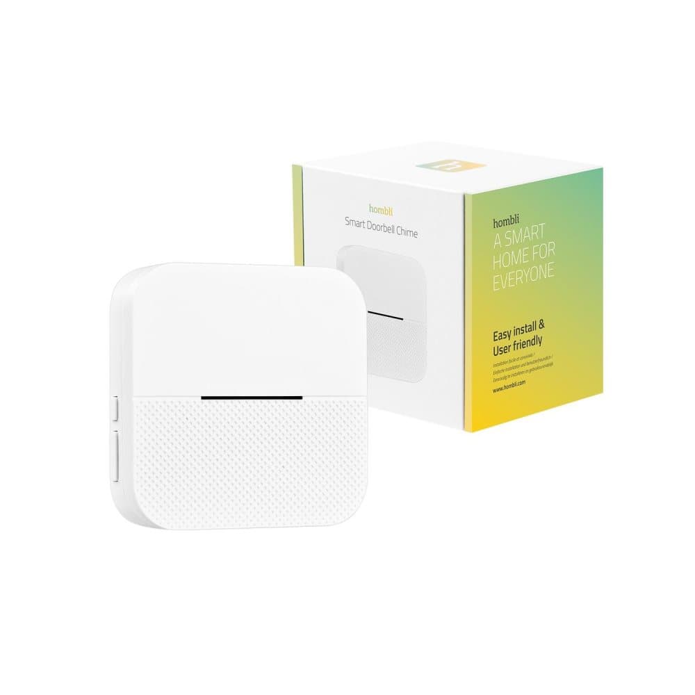Smart ringklocka till dörrklocka, WiFi, Hombli Doorbell Chime (EU), Vit ...