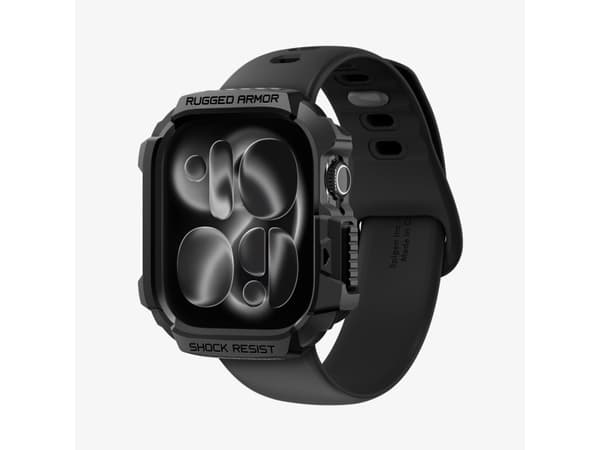 Spigen Rugged Armor 2 Apple Watch 10/11 (42mm) Case Matte Black, Case ...