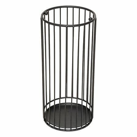 Metty sort metal paraplystativ i loft stil | CDON