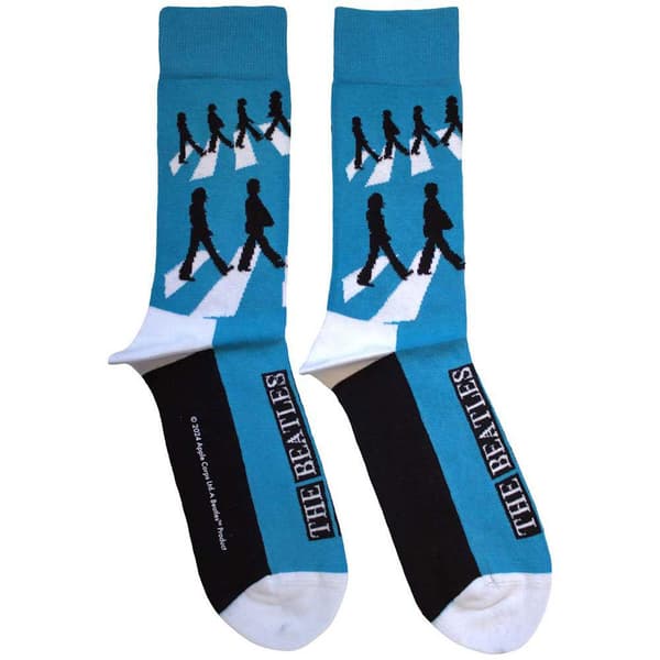 The Beatles Unisex Adult Abbey Road Repeat Silhouettes Ankle Socks | CDON