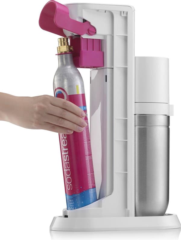 Kolsyrat vattenkokare SodaStream Duo vit, 2 flaskor | CDON