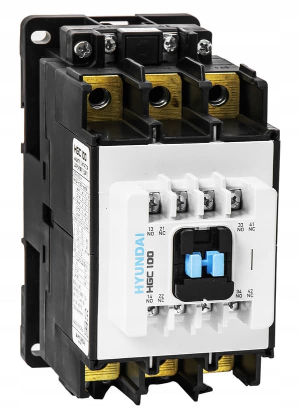 HYUNDAI - KONTAKTORI HGC 100A AC3/440V, 3P + 2NO2NC, 230V 50HZ / 250V ...