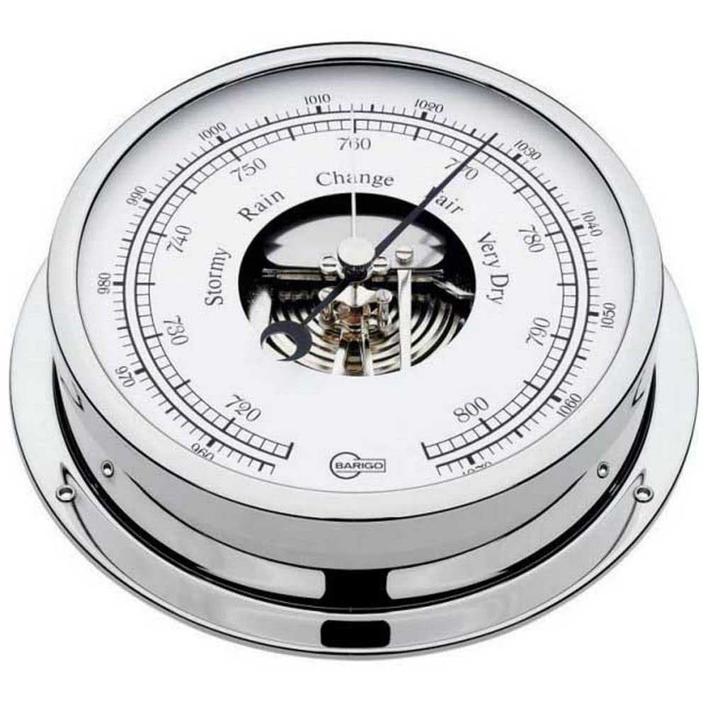 Barigo Chrome Barometer Viking 130 Silver 155 x 35 mm | CDON