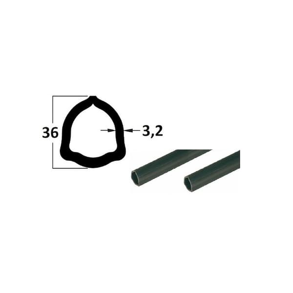 Rör 1m, triangulär profil 36x3,2, P4 27287 | CDON