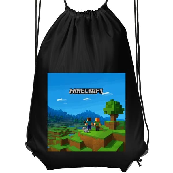 Praktisk Gymnastikpose | Sportstaske til Voksen Minecraft Nøglekunst | CDON