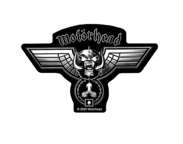 Motorhead Patch Hammered Warpig band Logo Official Black Cut Out woven ...
