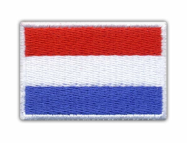 Patchion Flag of Alankomaat - Magneettinen tausta - Brodeerattu merkki ...
