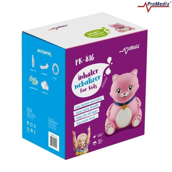 Nebulisatorinhalator för barn och vuxna Katt PROMEDIX PR-816 | CDON