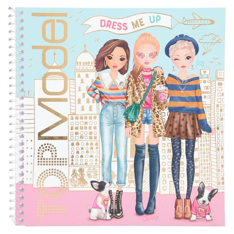 Top Model - Dress me up Sticker Book (410452) | CDON
