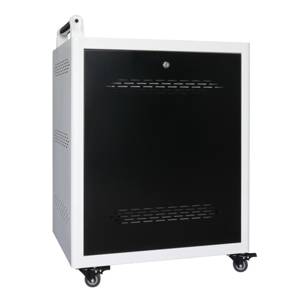 Safecart26 White - Tablet/laptop vogn til 26 tablets eller bærbare ...