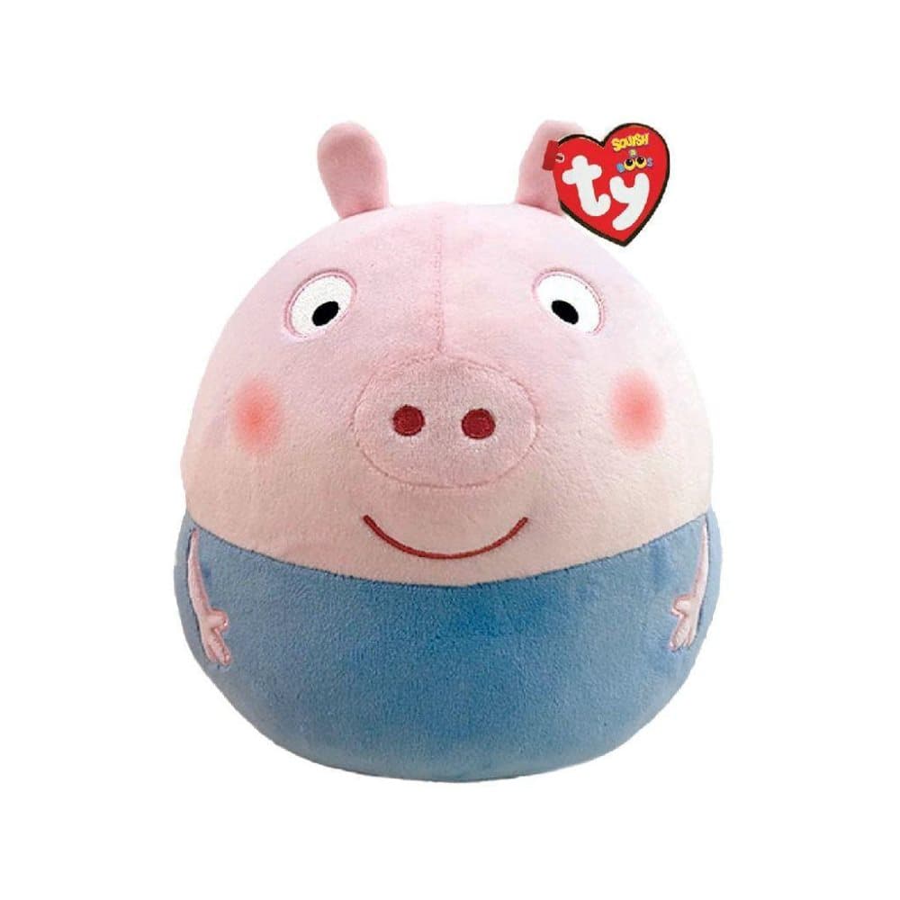 TY Squish A Boo Cuddle Kudde Peppa Pig George 20 cm | CDON
