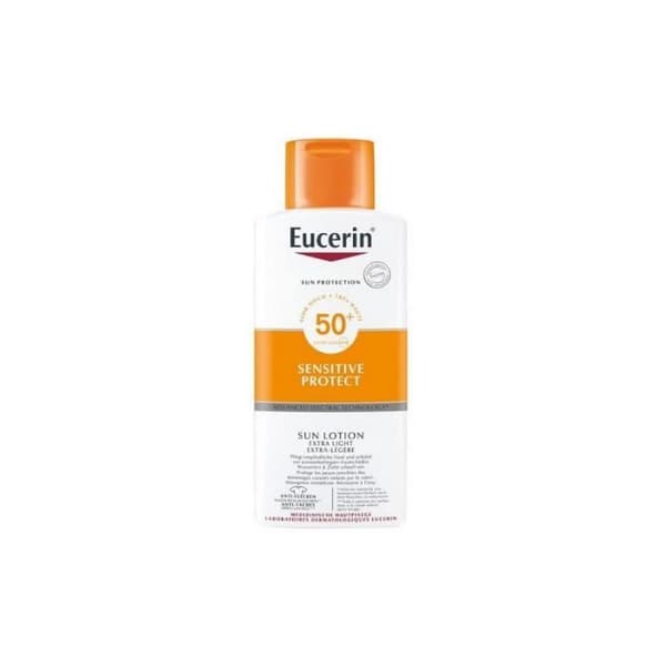 Solkräm - Eucerin - Sensitive Protect - SPF 50 - Vattentålig - Normal/Sensitiv hud | CDON