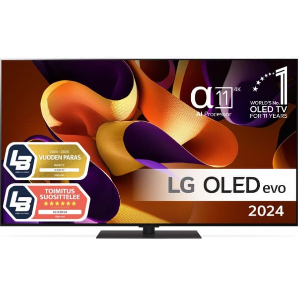 LG 65'' OLED evo G4 – 4K TV med stativ | CDON