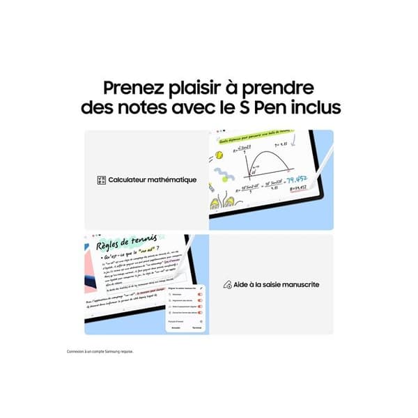 Samsung Galaxy Tab S10 FE+ 13,1 5G 256 Go Grå | CDON