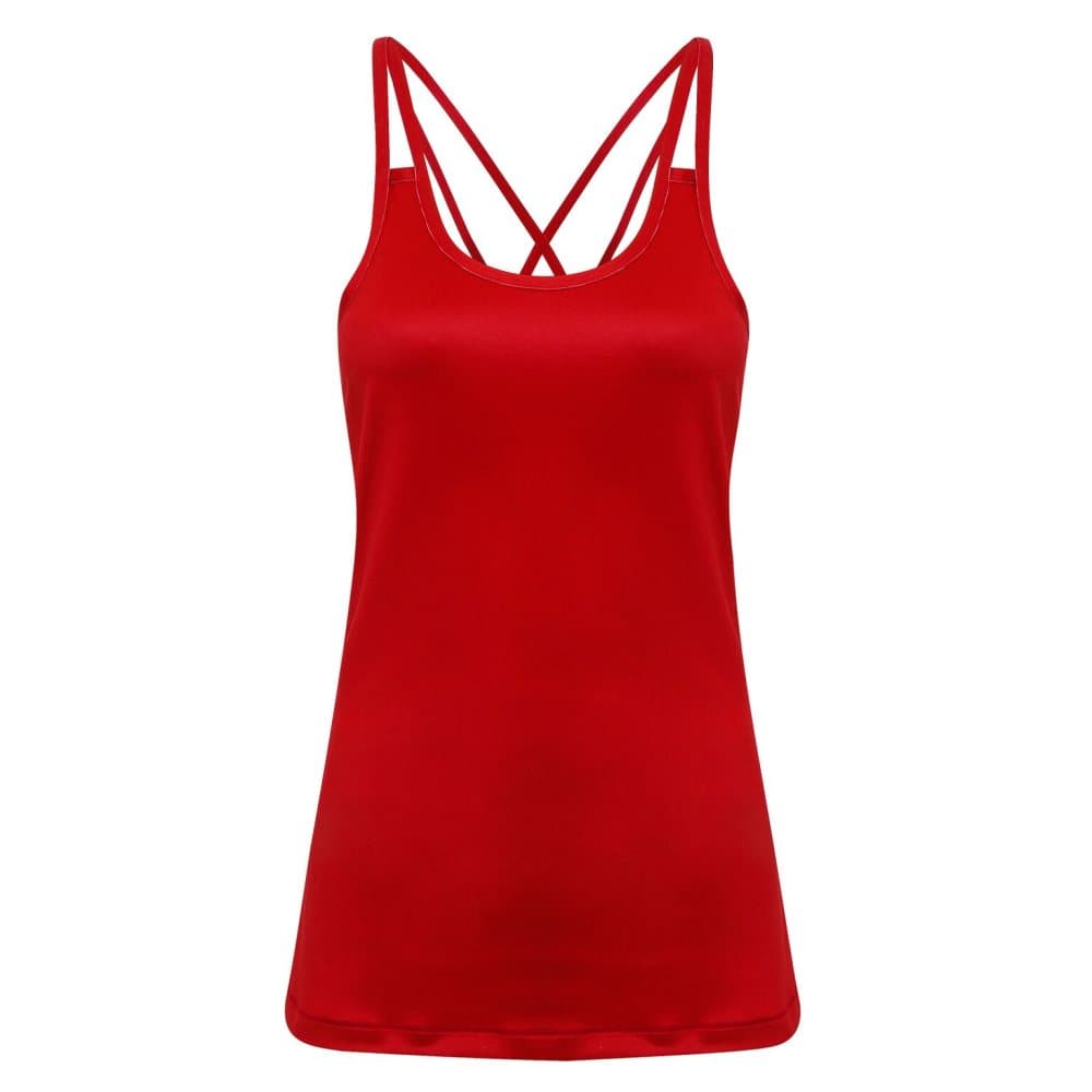 TriDri Womens/Ladies Laser Cut Spaghetti Strap Vest | CDON