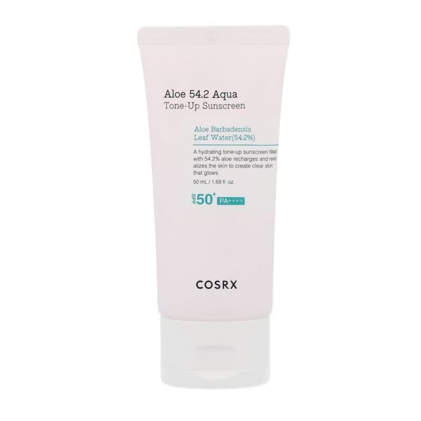 COSRX Aloe 54.2 Aqua Tone-Up Sunscreen SPF50+/PA++++ 50ml - Skyddskräm med UV-filter som ...
