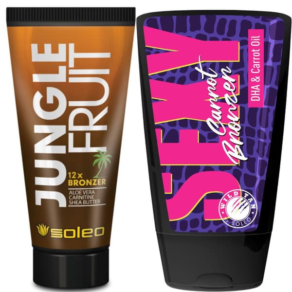 Soleo Jungle Fruit + Wild Tan Sexig morot gratis | CDON