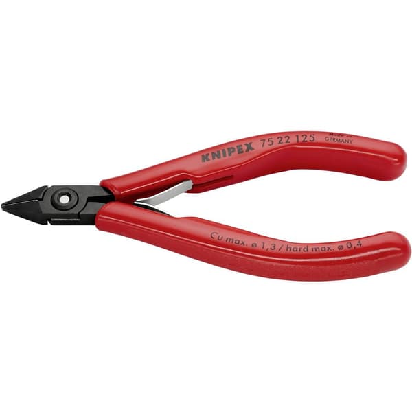 Knipex 75 22 125 Elektronik och finmekanik Sidoskärare med facett 125 mm | CDON
