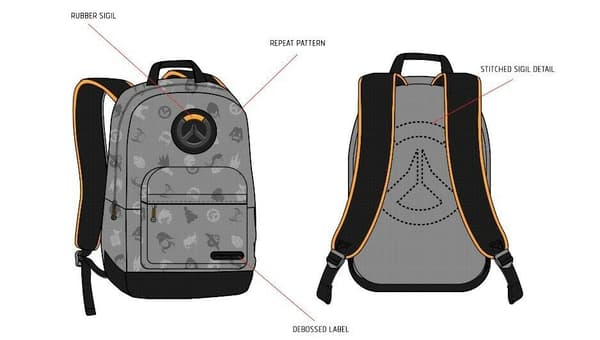 Jinx Overwatch Hero Splash Backpack Gray | CDON