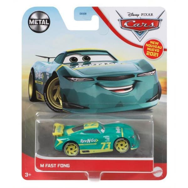 Disney Cars 3 Bilar Pixar ABG Mattel Metall M Fast Fong Rev-n-go 73 FP ...