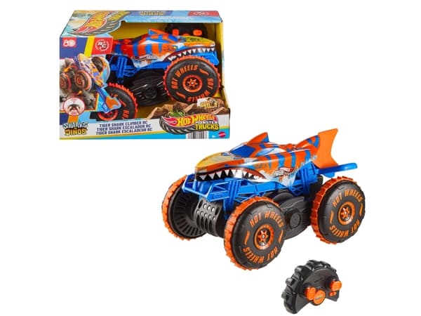 Hot Wheels Monster Trucks Tiger Shark Climber RC-Fahrzeug ...