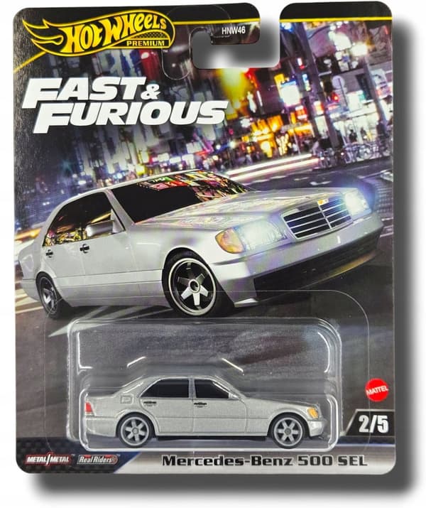 Hot Wheels Premium Mercedes-Benz 500 SEL Fast & Furious 1:64 2024 | CDON